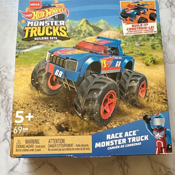 Mattel | Toys | Mega Hot Wheels Monster Trucks | Poshmark